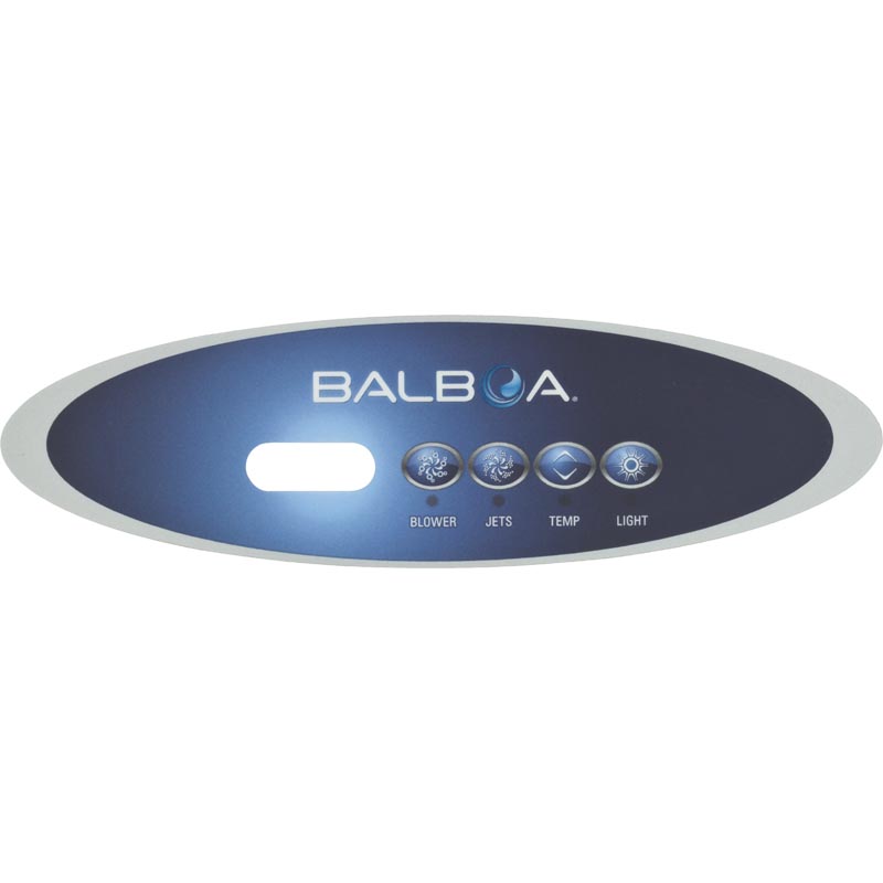Overlay, Balboa Water Group MVP260/VL260, Bl/P1/Temp/Light: Hot Tub ...